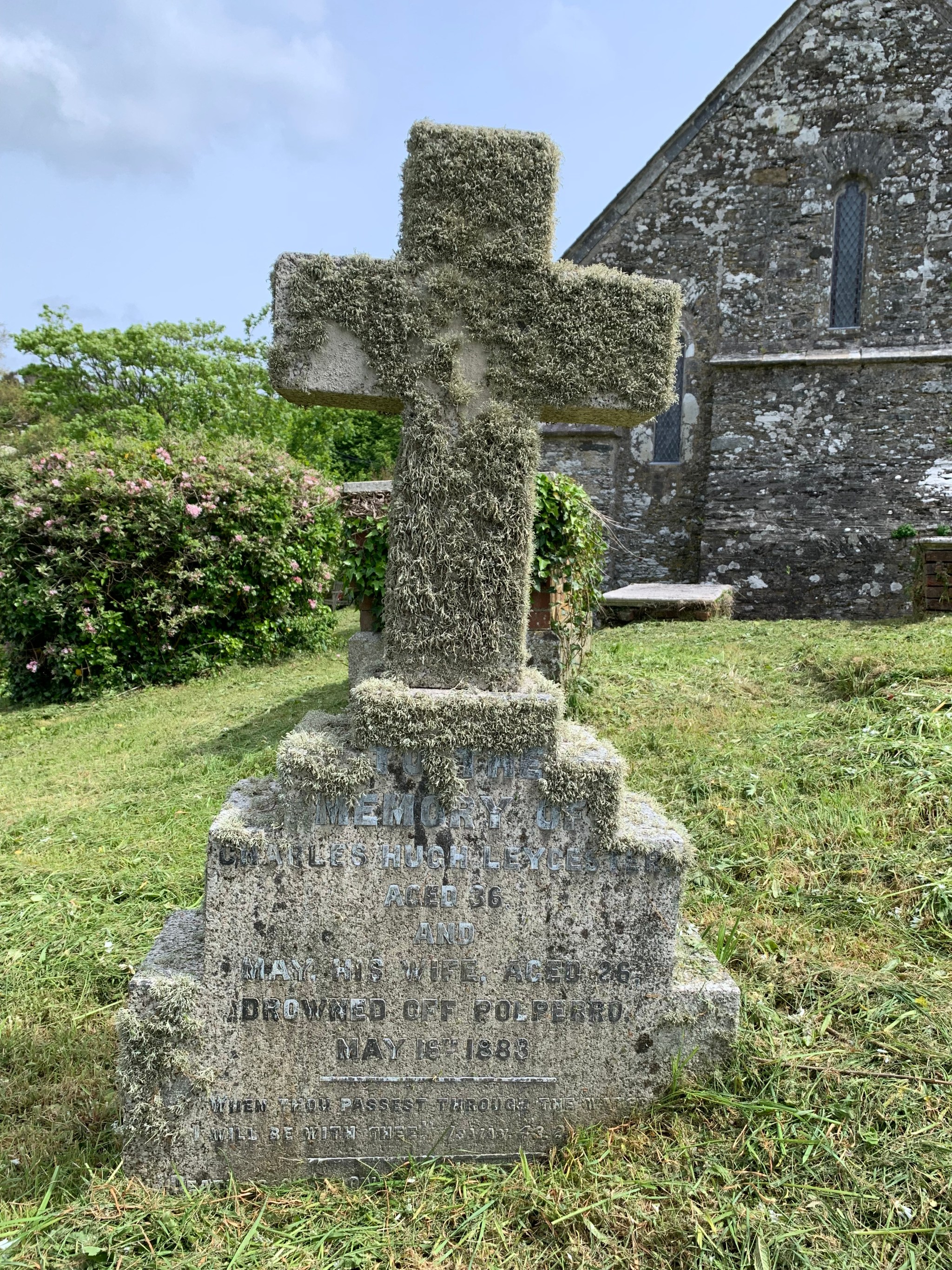 Charles Hugh Leycester 1847-1883 – Talland Church Headstones