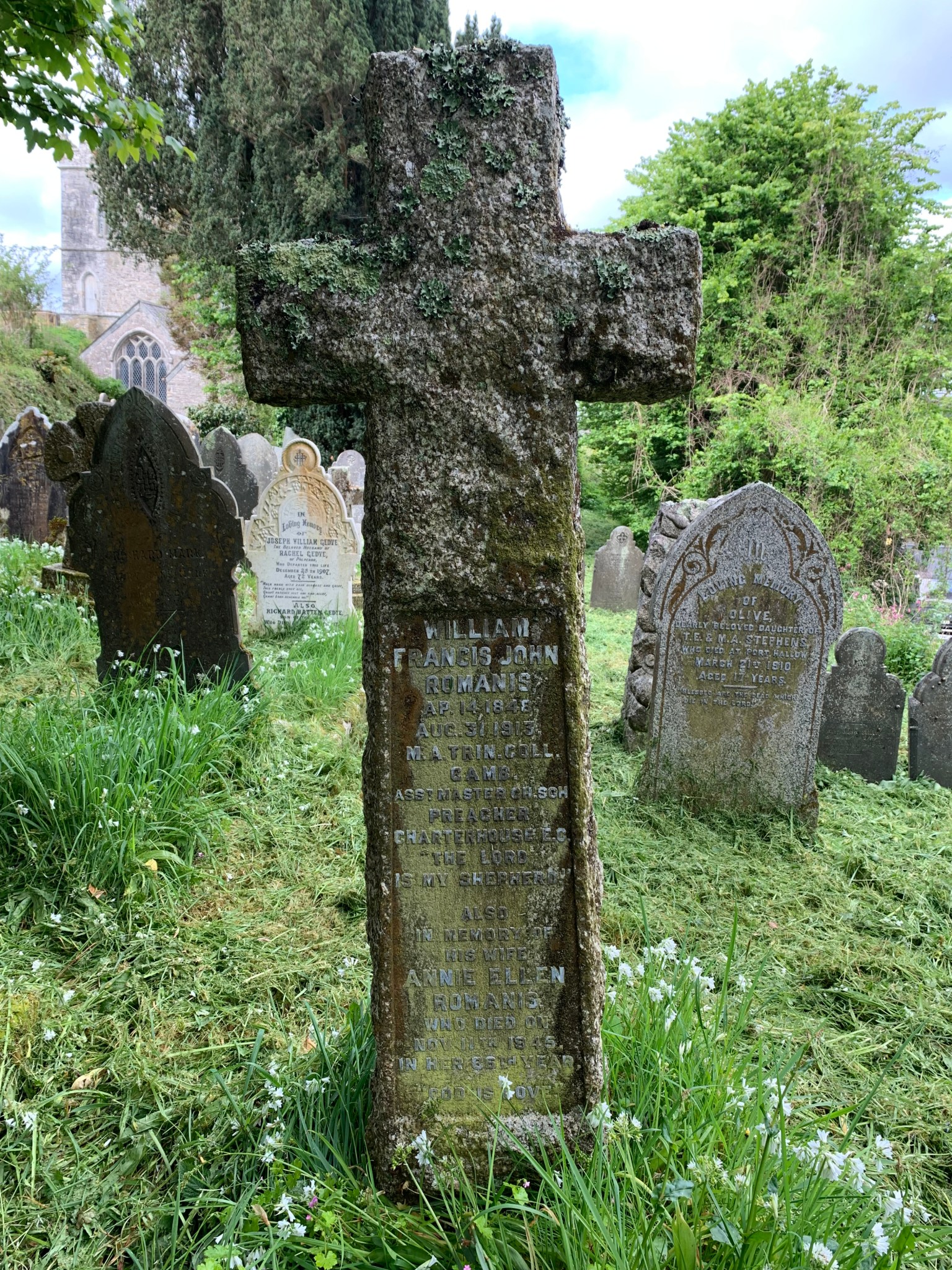 Annie Ellen Romanis 1859-1945 – Talland Church Headstones